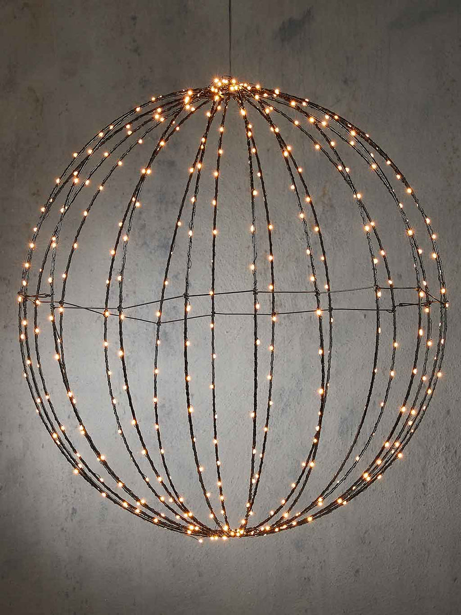 Lit Ball with Warm White LEDs – Seasons Christmas Outlet