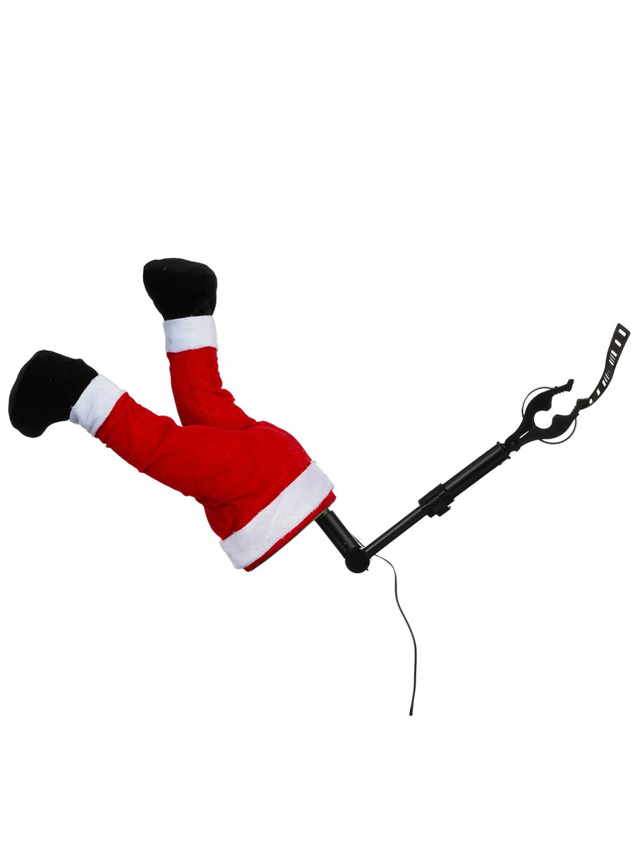 35cm Animated Santa Legs - Red – Seasons Christmas Outlet