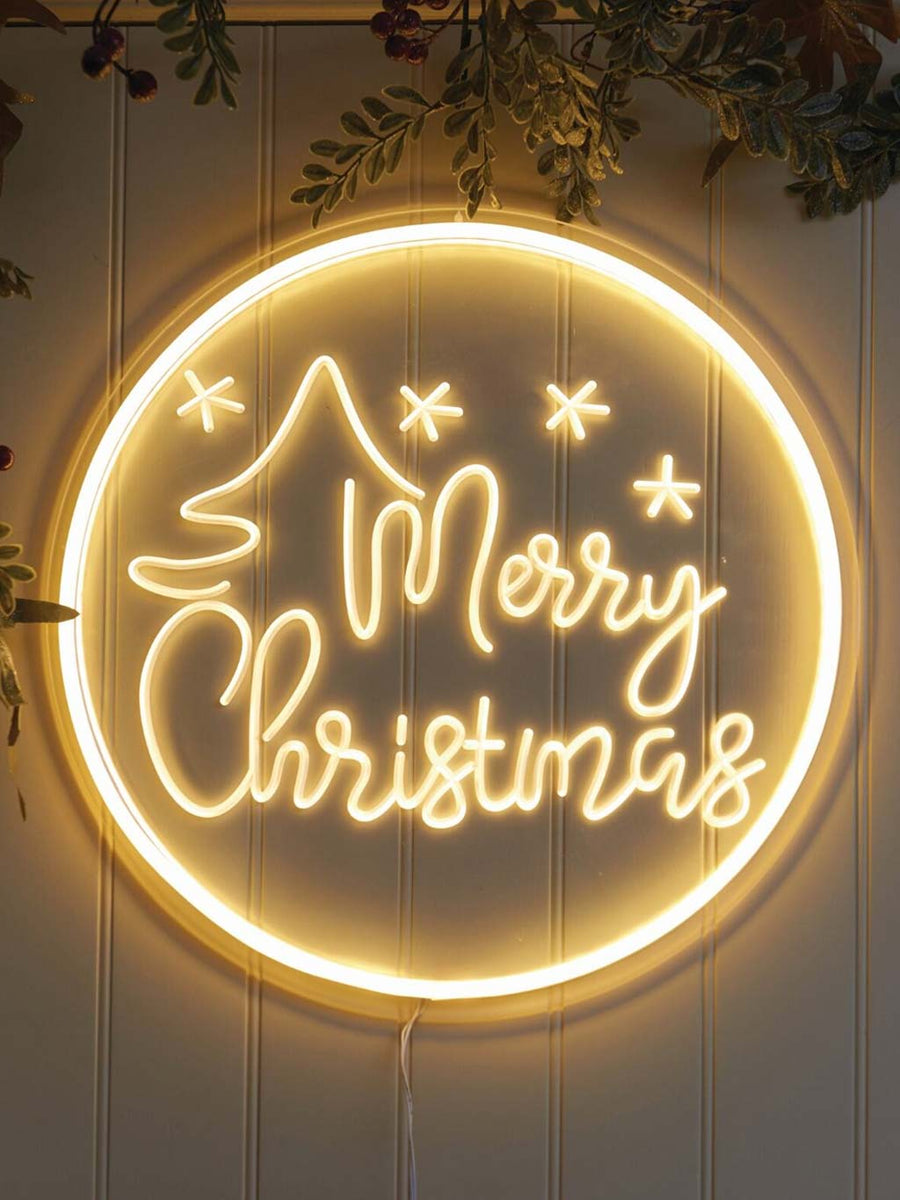 NeonEsque Merry Christmas Sign - 40cm – Seasons Christmas Outlet