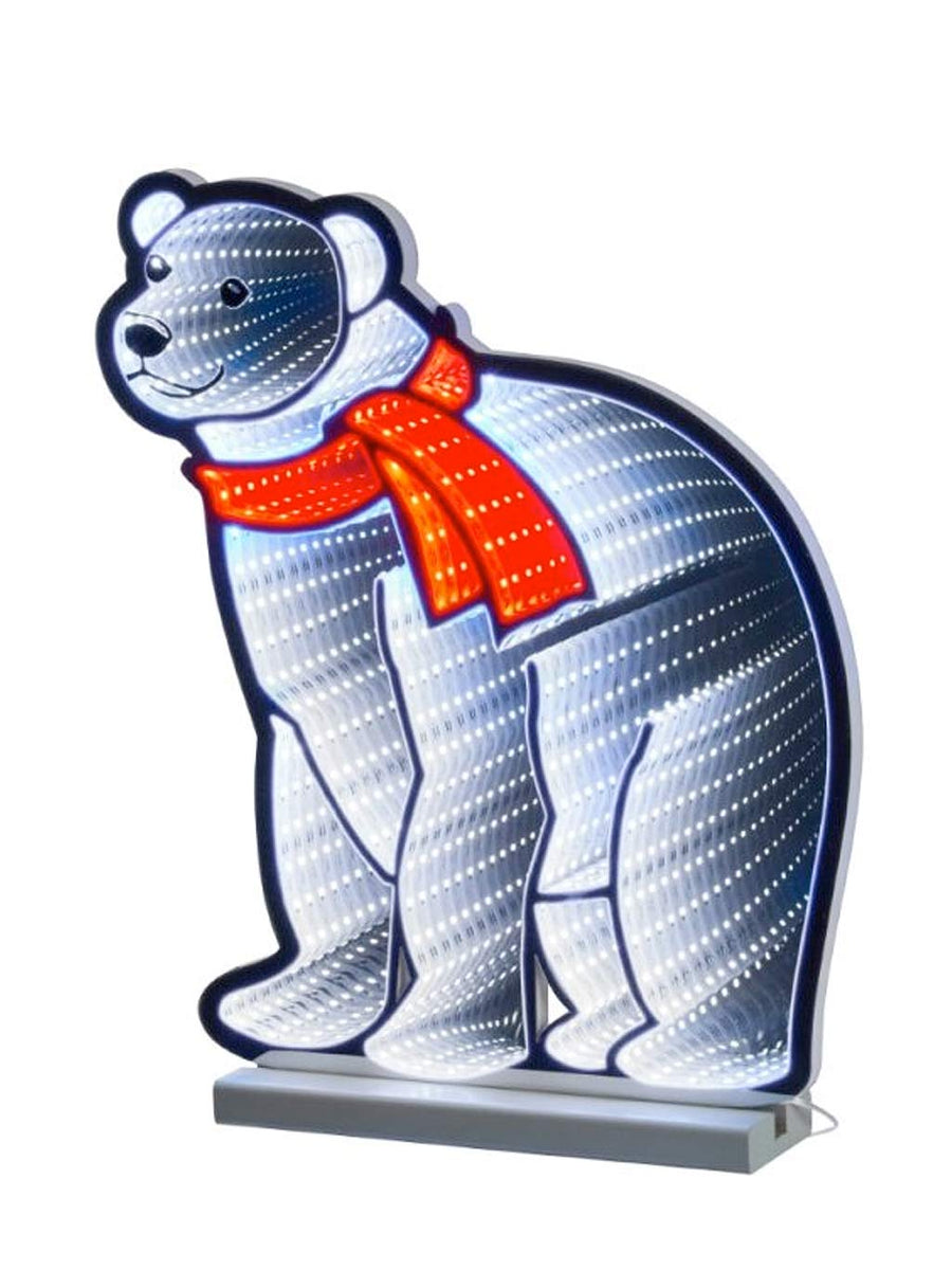 Polar Bear Infinity Silhouette 40cm – Seasons Christmas Outlet