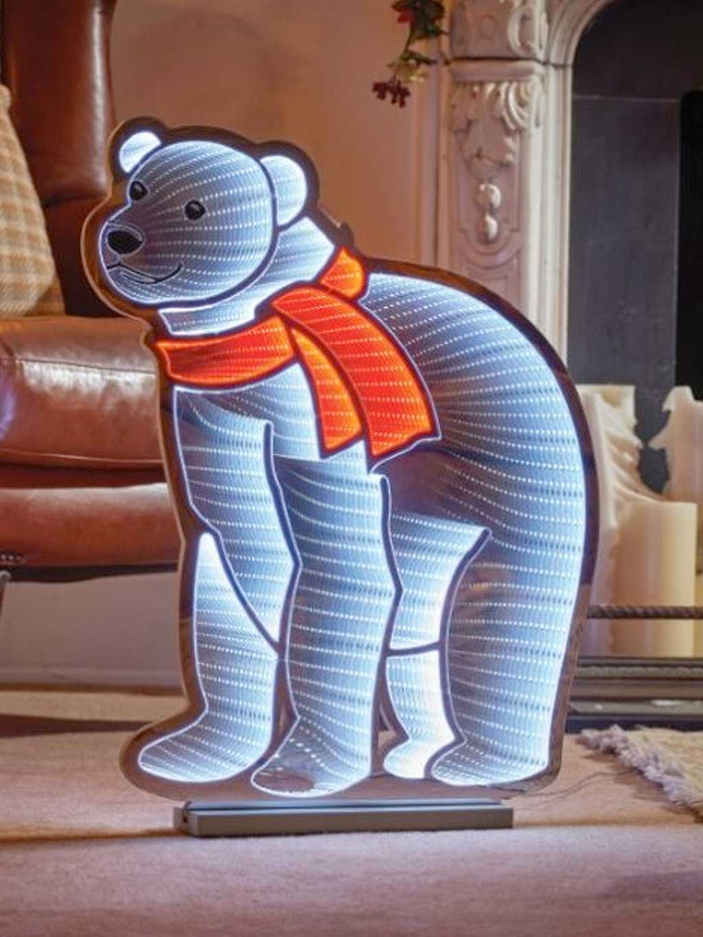 Polar Bear Infinity Silhouette 40cm – Seasons Christmas Outlet