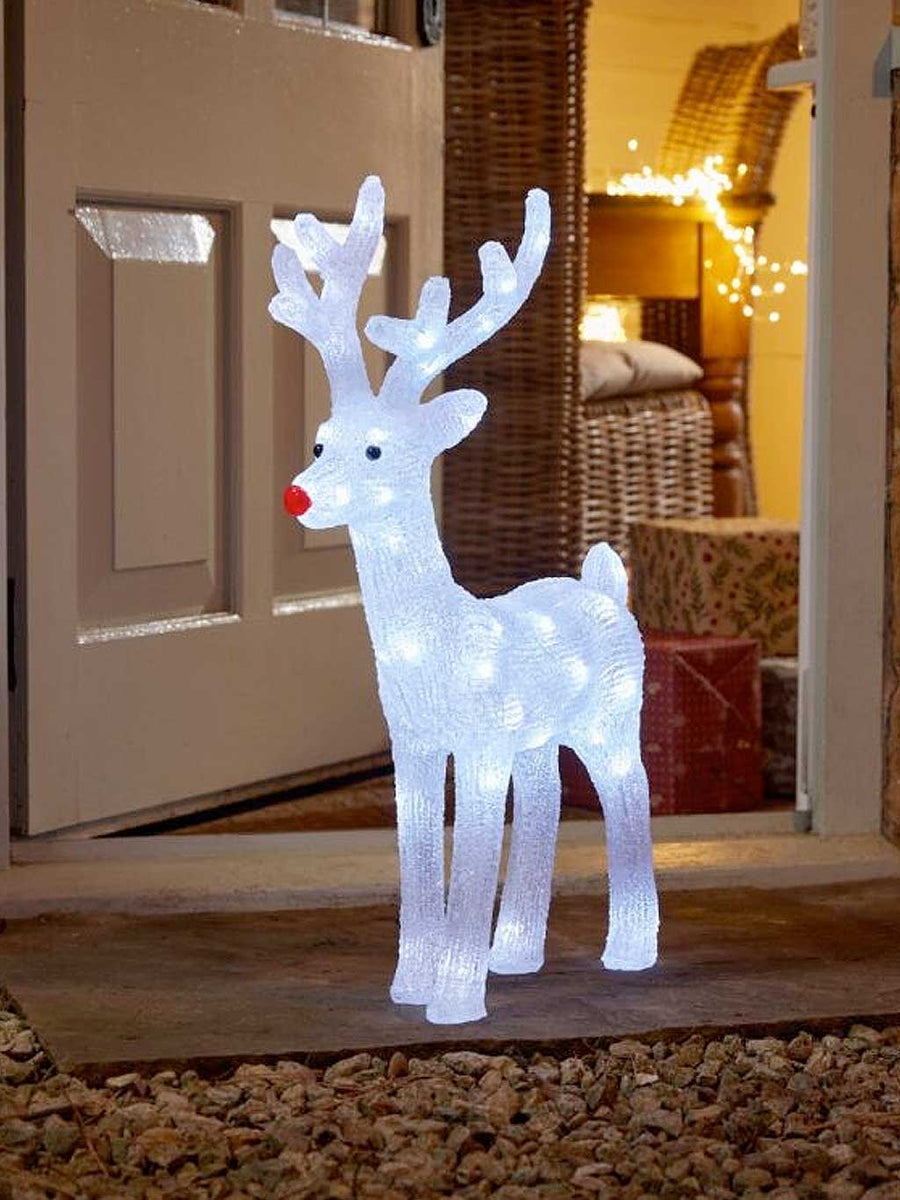 60cm InLit Ice Stag - Large – Seasons Christmas Outlet