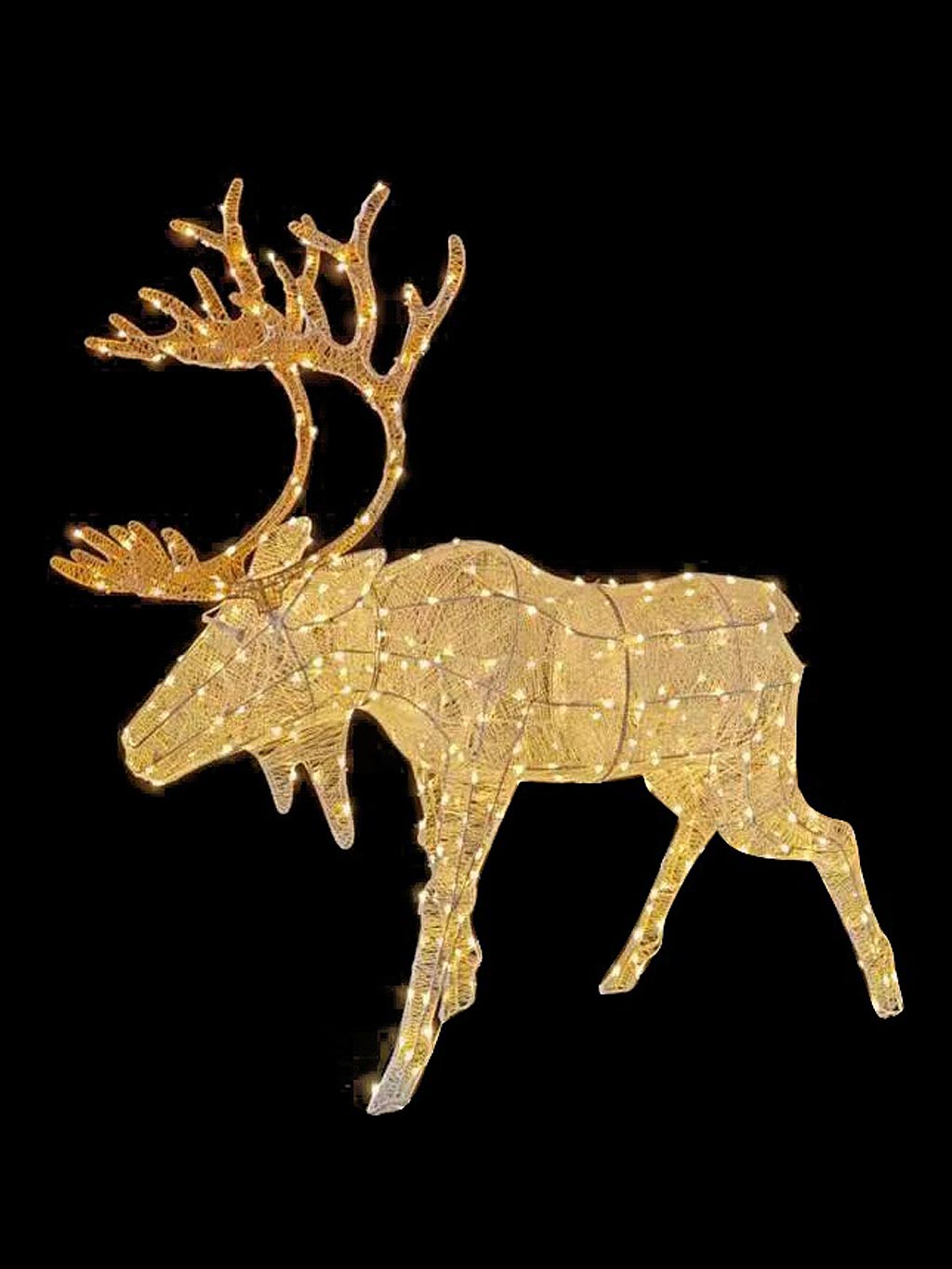 1.4m Running Winter Wonderland Reindeer – Seasons Christmas Outlet