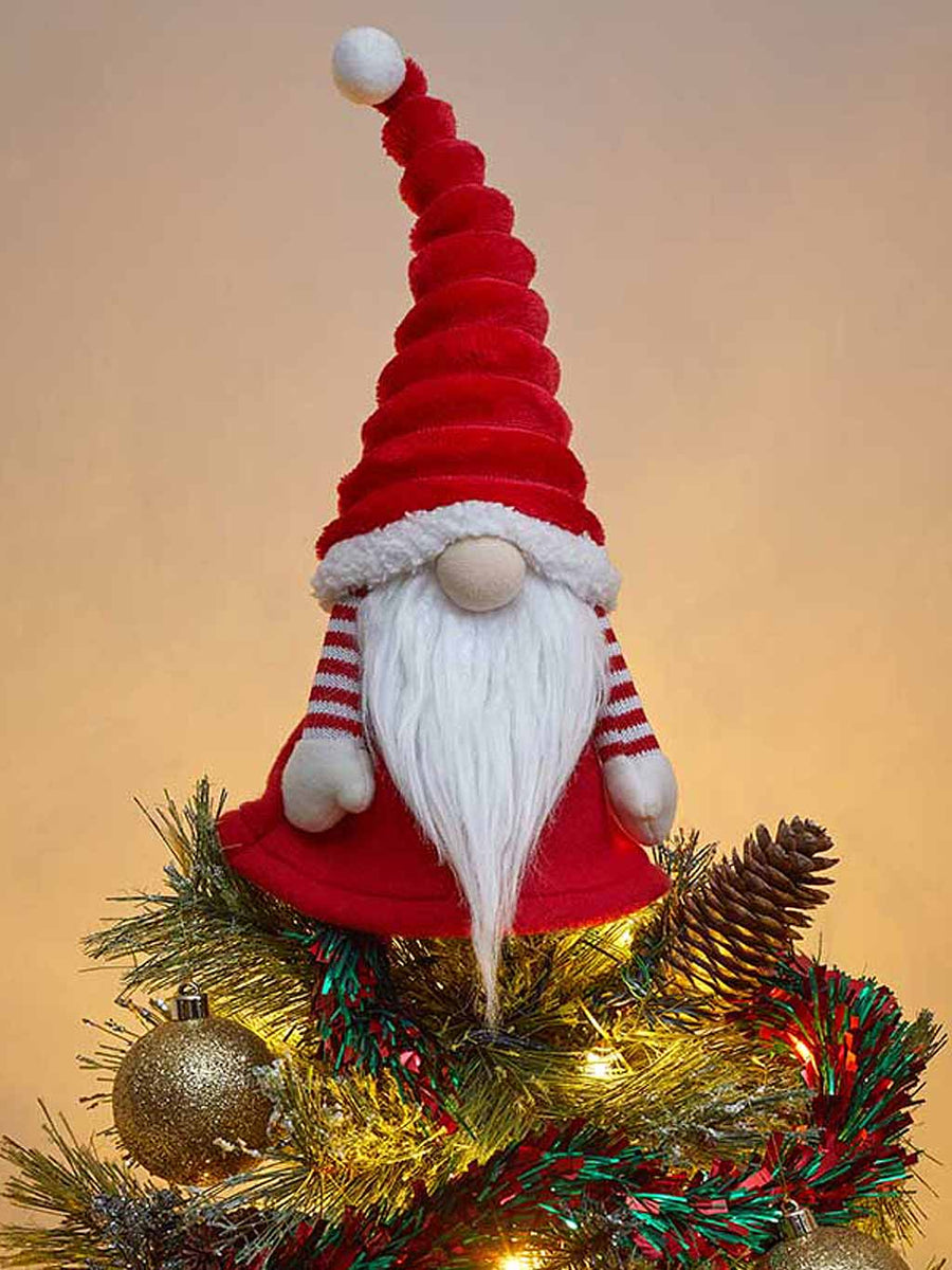 31cm Gonk Tree Topper - Red – Seasons Christmas Outlet