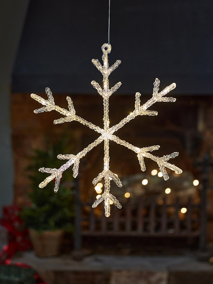 42cm LED IceFLAKE - Warm White – Seasons Christmas Outlet