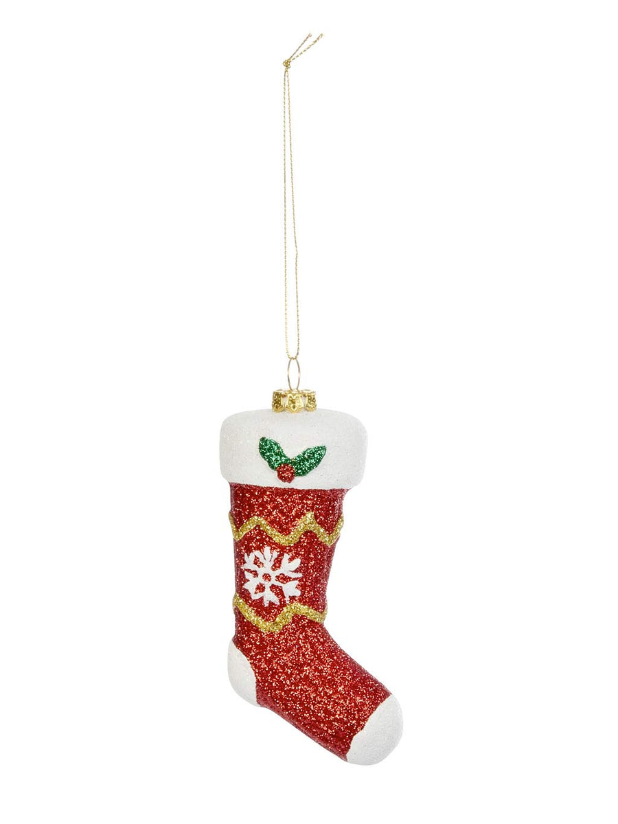 12cm Stocking Pendant – Seasons Christmas Outlet
