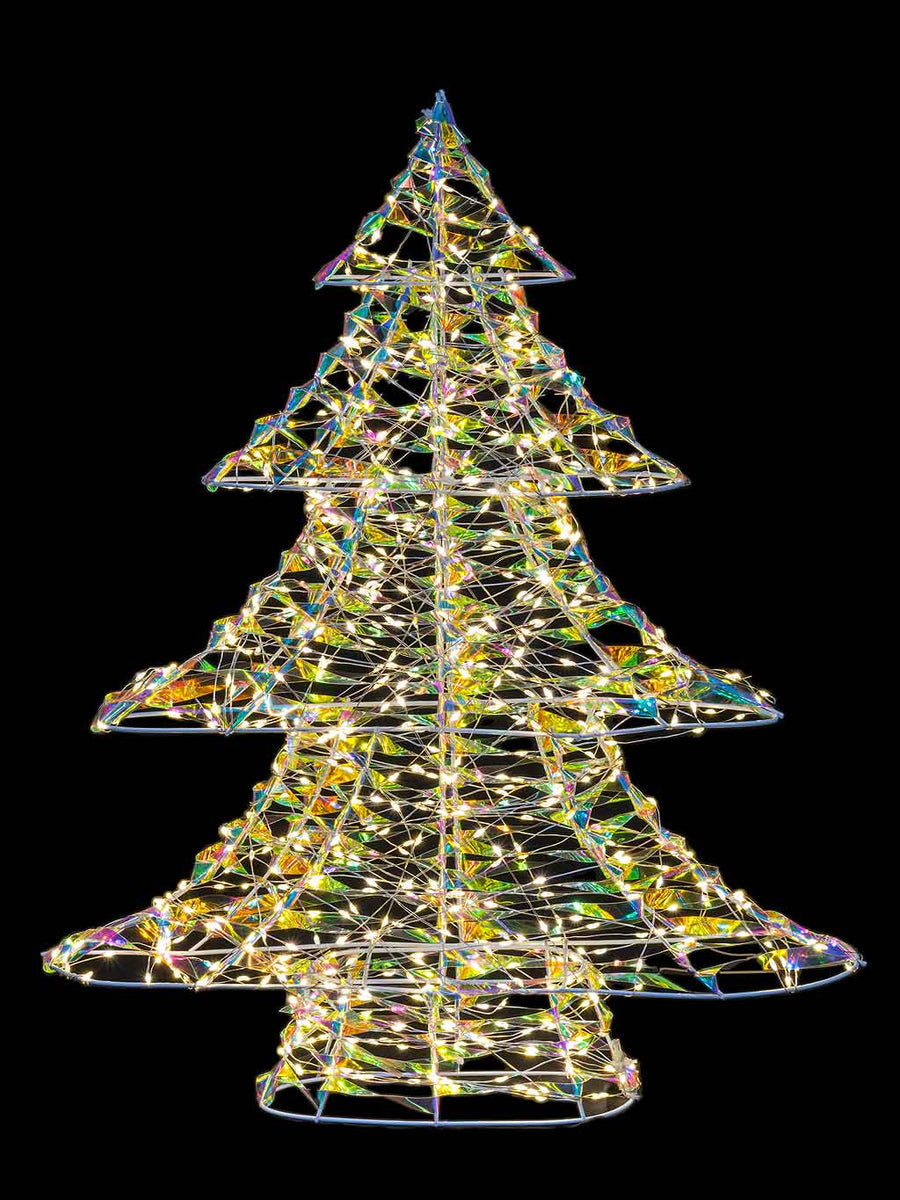 60cm Iridescent Tree with 720 LED Lights – Seasons Christmas Outlet
