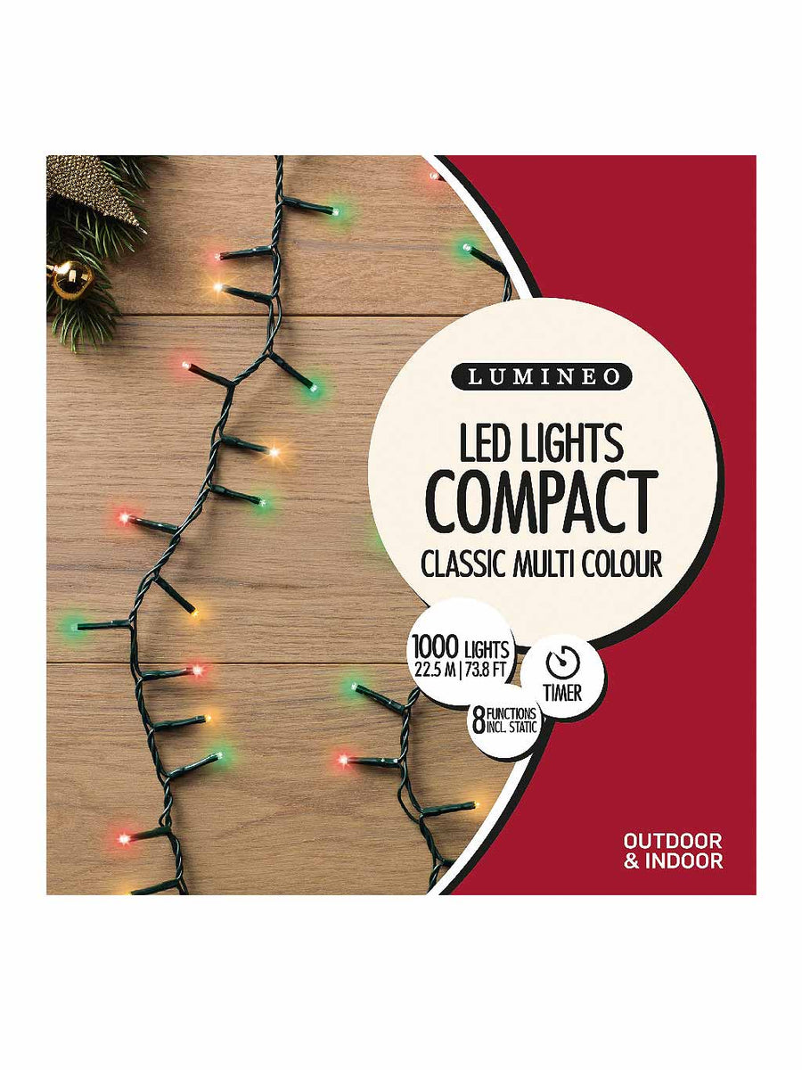 1000 LED Compact Lights with Twinkle Effect – Seasons Christmas Outlet