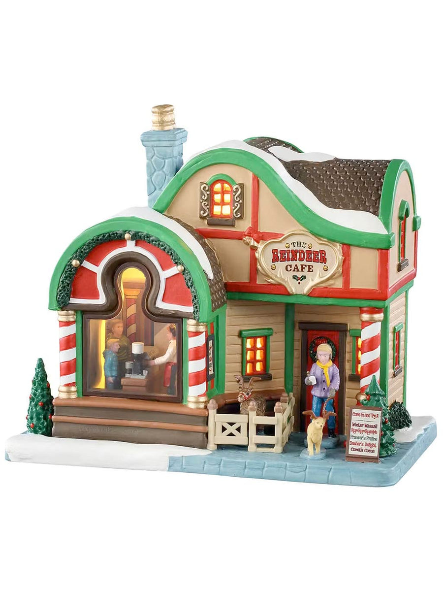 The Reindeer Cafe, with 4.5V Adaptor – Seasons Christmas Outlet