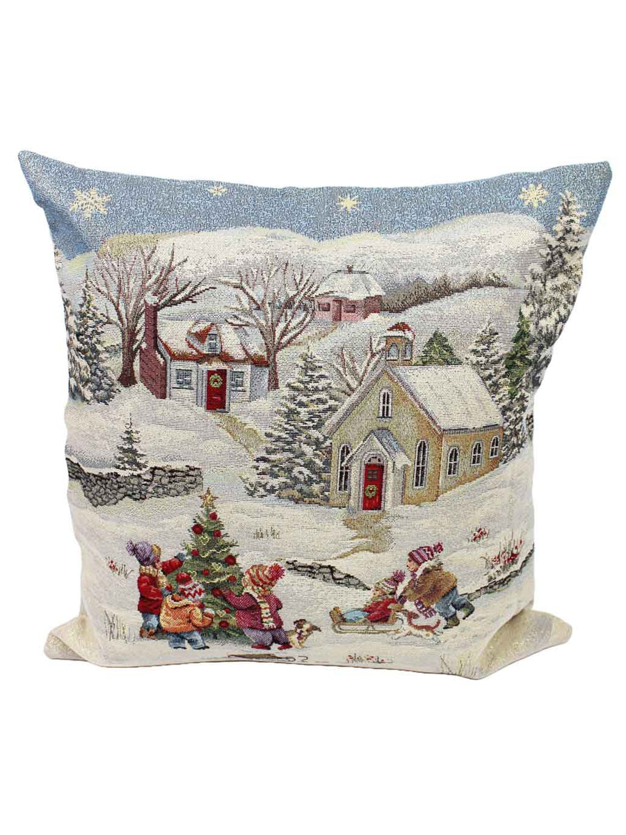 Forest Fun Christmas Cushion – Seasons Christmas Outlet