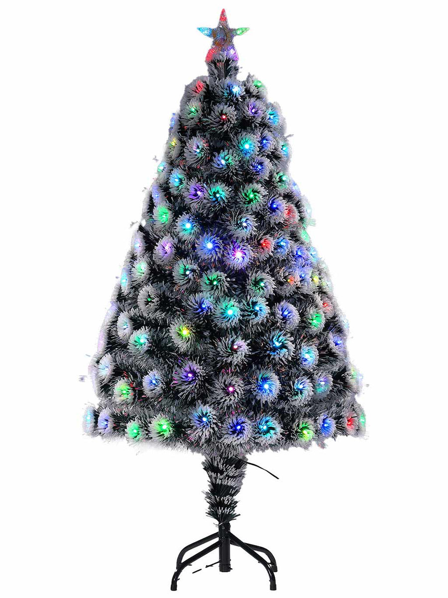Frosted Swirl Fibre Optic Tree – Seasons Christmas Outlet