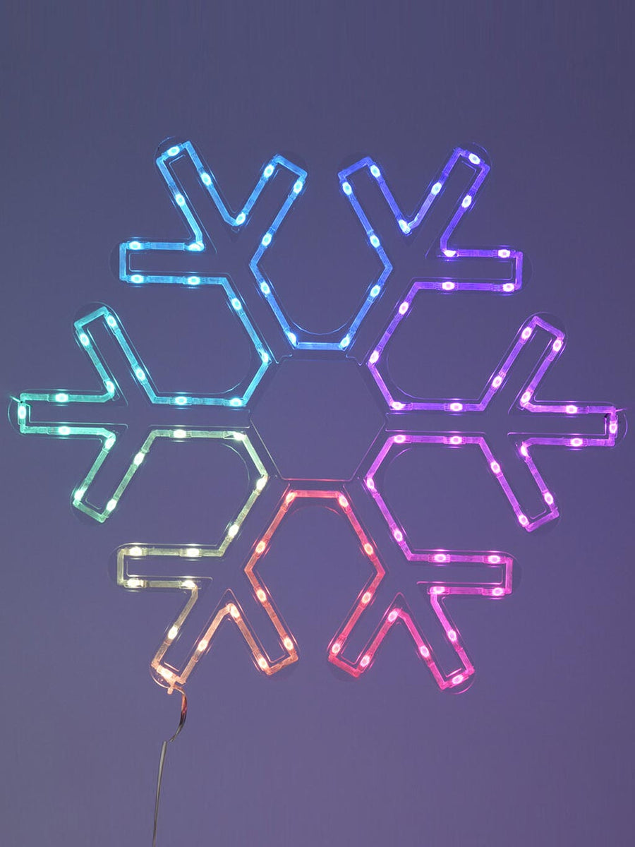 USB Snowflake with 90 RBG LEDs – Seasons Christmas Outlet