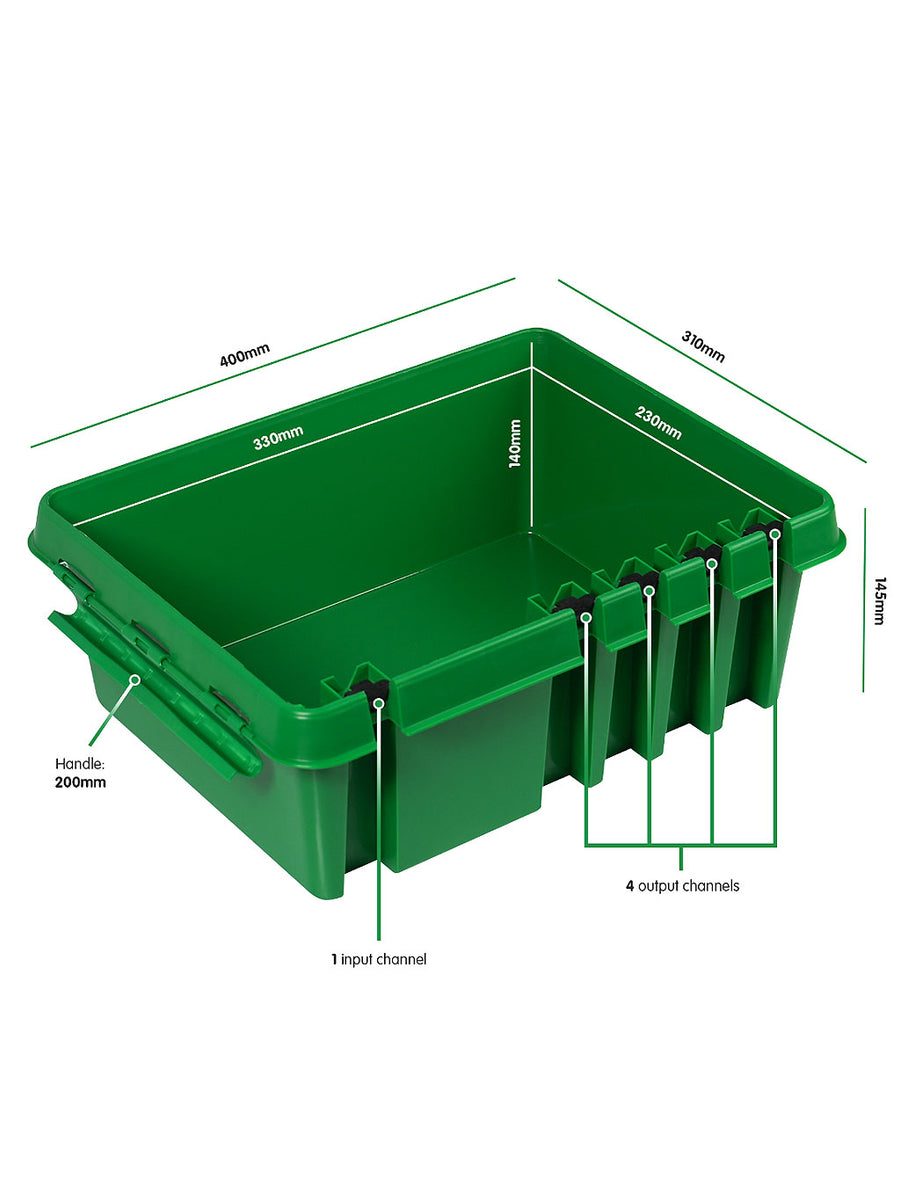 Festive Dri-Box - 330mm Green – Seasons Christmas Outlet