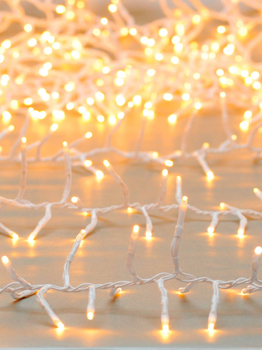 1000 Multifunction Cluster Light with White Cable – Seasons Christmas ...