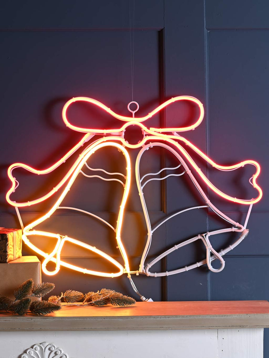 64cm Neon Flex Bells With Ringing Effect – Seasons Christmas Outlet