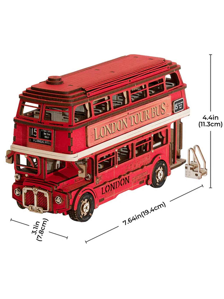London Tour Bus DIY Model Kit – Seasons Christmas Outlet