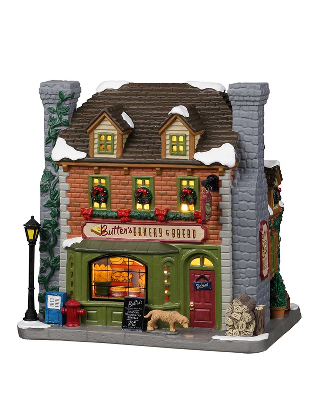 Bakery Lemax Lemax Christmas Village Pierre's French Bakery Lighted