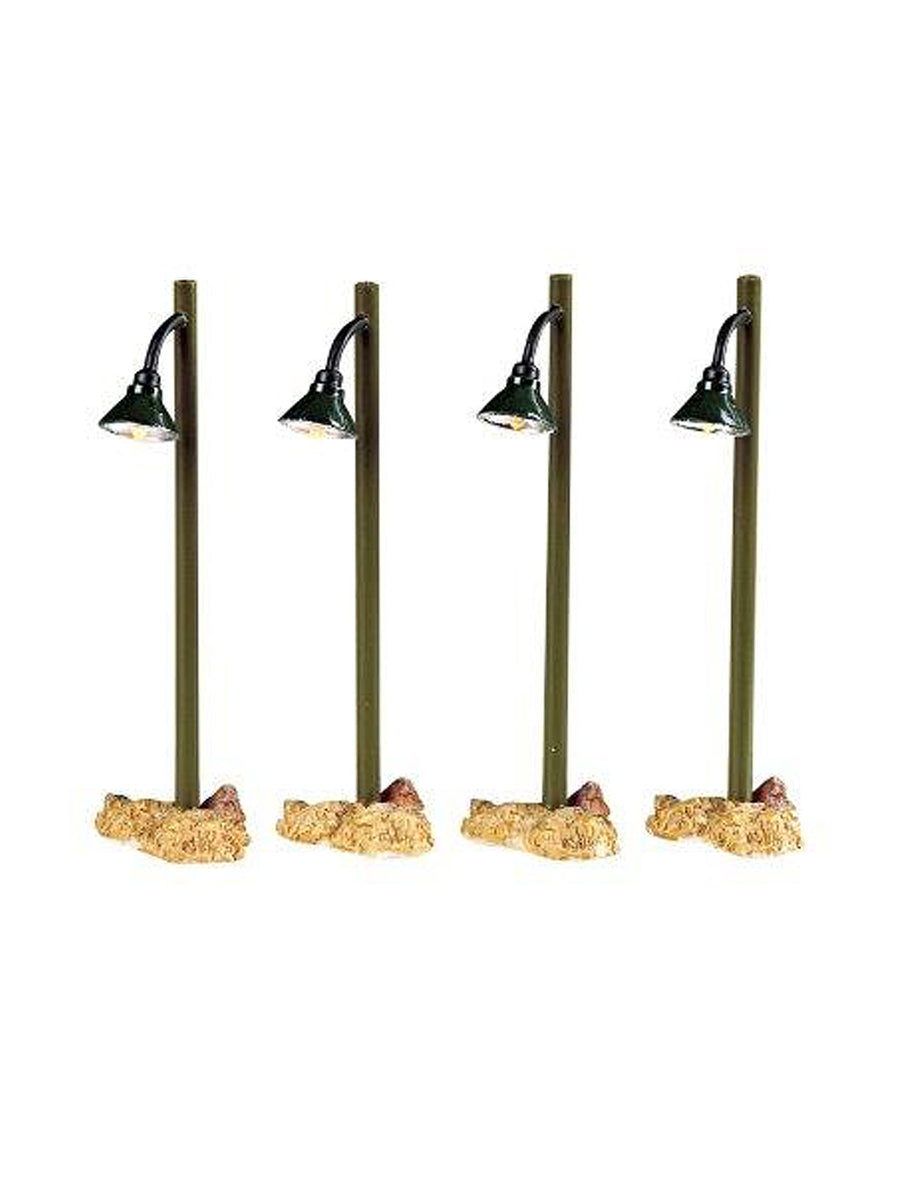 Rustic Street Lamp, Set Of 4 – Seasons Christmas Outlet