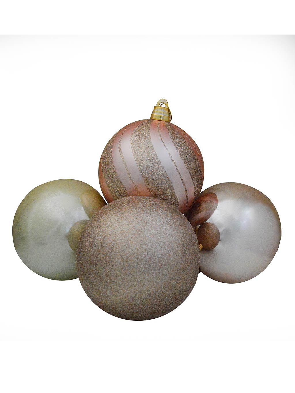 4 x 15cm Luxury Baubles – Seasons Christmas Outlet