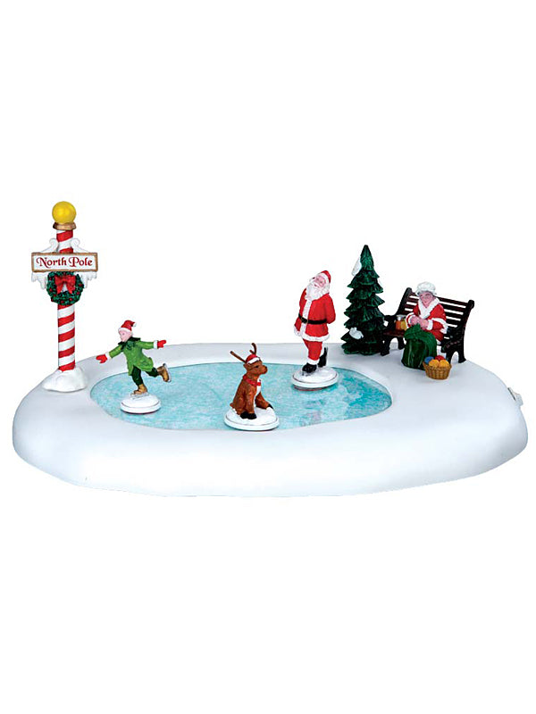 North Pole Ice Follies, B/O (4.5V) – Seasons Christmas Outlet
