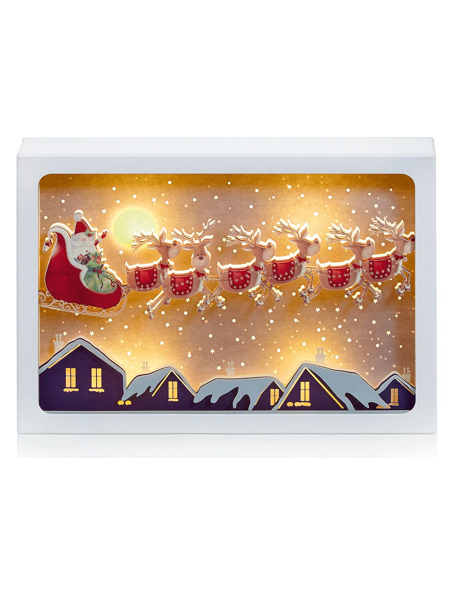 30 x 21cm Diorama - Rooftop – Seasons Christmas Outlet