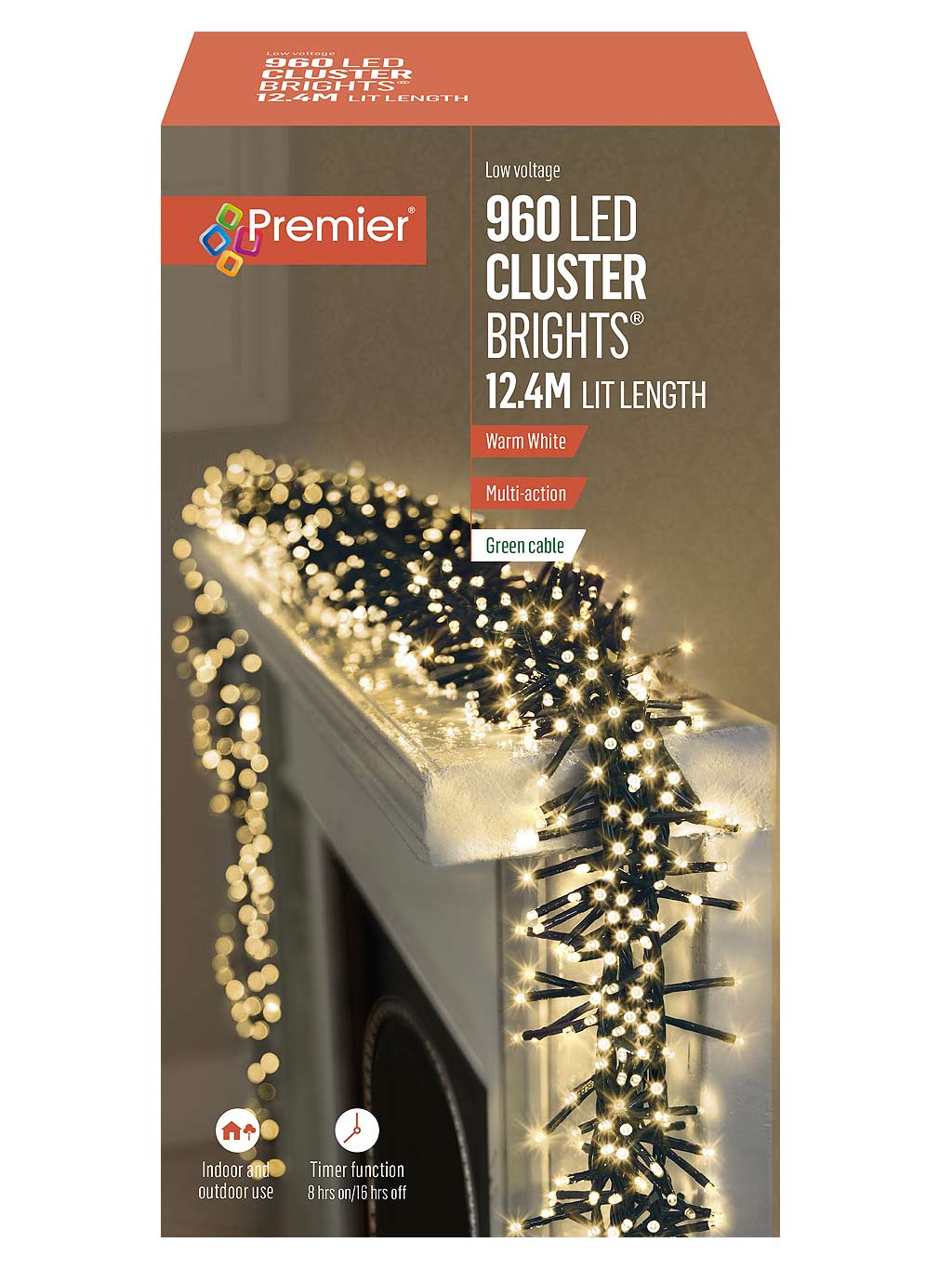 960 Multi-Action LED Cluster Brights with Timer – Seasons Christmas Outlet