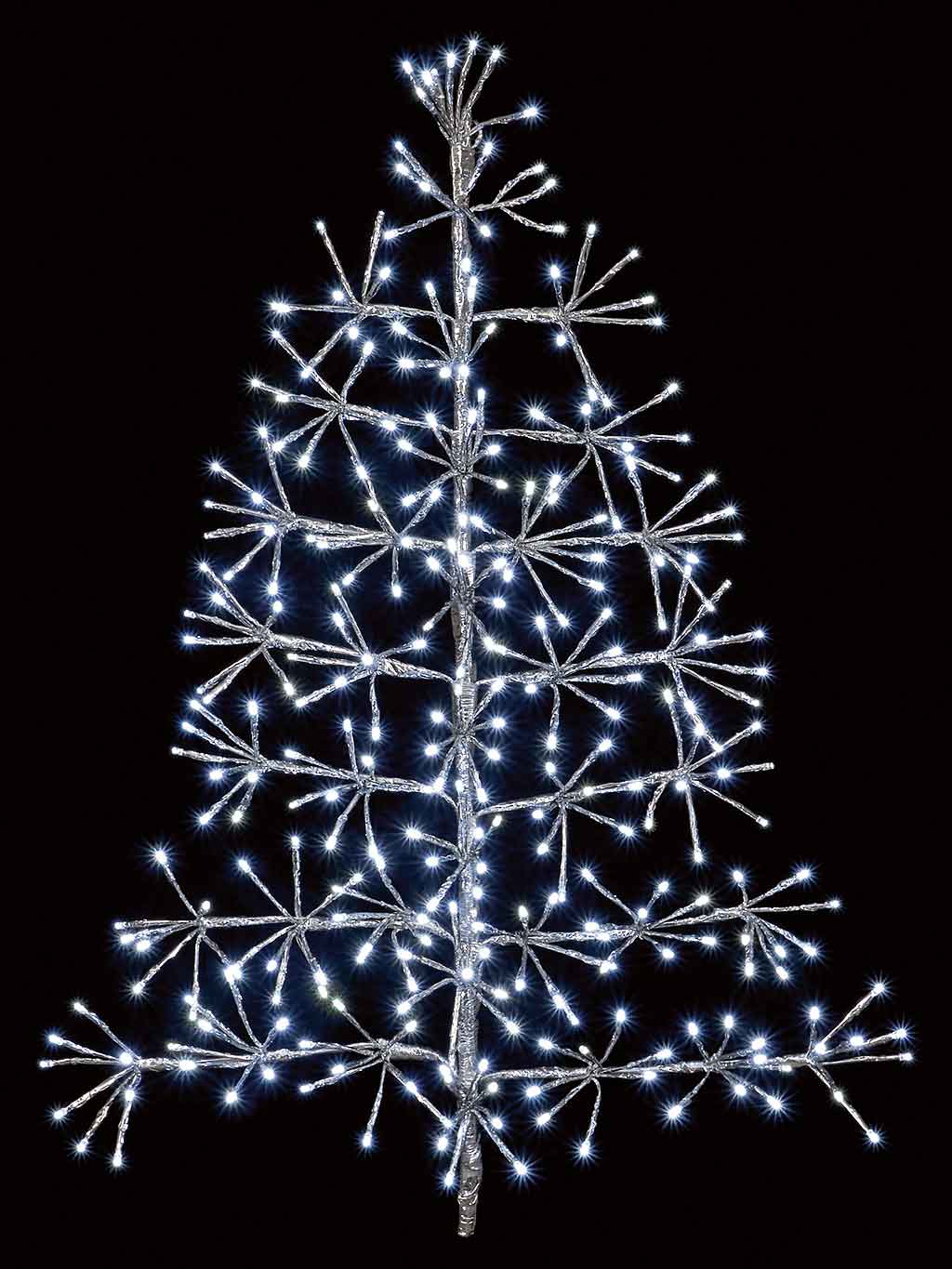 90cm Starburst Wall Tree with 296 LEDs – Seasons Christmas Outlet