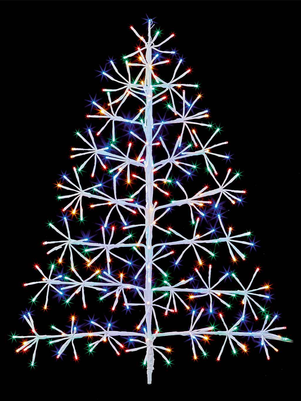90cm Starburst Wall Tree with 296 LEDs – Seasons Christmas Outlet