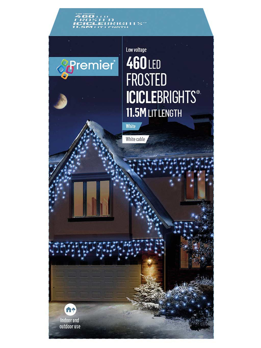 460 LED Multi-Action Frosted Cap Icicles – Seasons Christmas Outlet