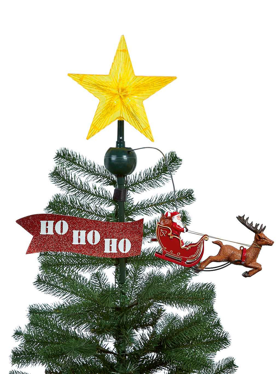 Animated Christmas Tree Topper Santa's Our Favorite Super Hero